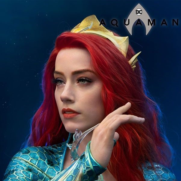 1/1 Scale Life-Size Bust : Mera Aquaman Life-Size Bust by Infinity Studio